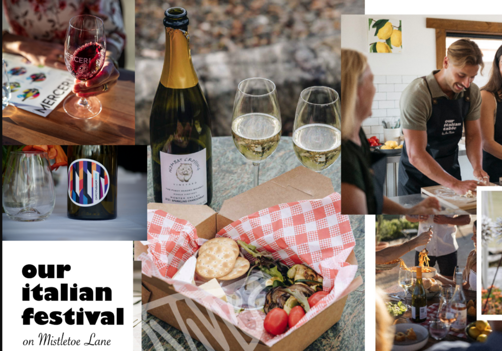 D'Vine Italian Festival x Our Italian Table Pokolbin - Mercer Wines